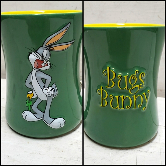 Warner Bros Dining Bugs Bunny Coffee Tea Mug Cup Warner Bros Animated Drink Beverage 200s